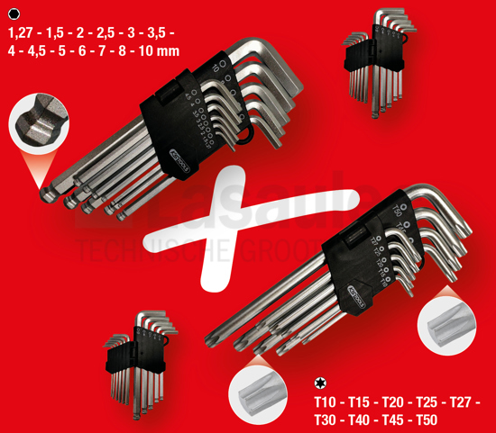 Inbussleutelset KS-Tools 151.4000 22-delig inbus en torx - lasaulec.nl ...