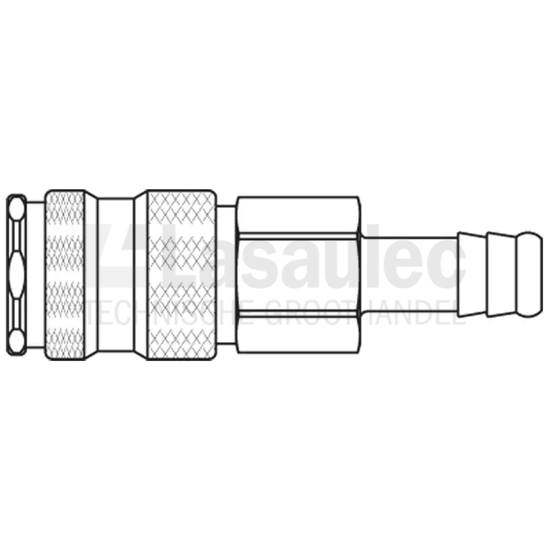 Rectus 25KBTF08MPN Snelkoppeling - lasaulec.nl - Technische groothandel