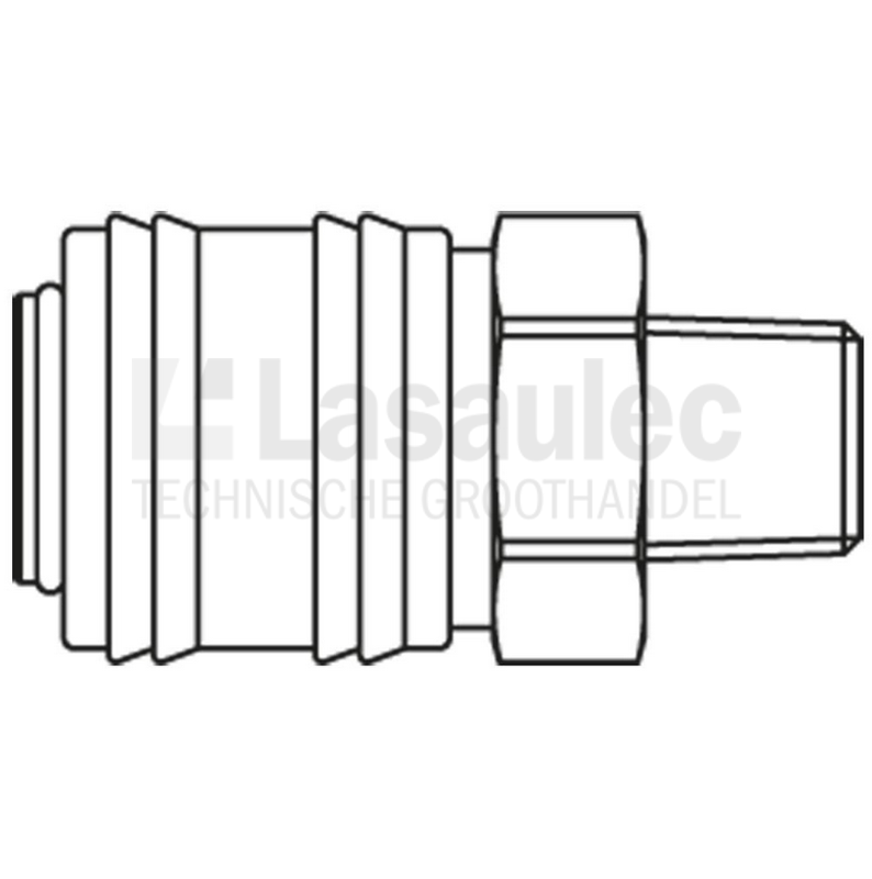 Rectus 14KAAW21MPN Snelkoppeling - Lasaulec | Uniek in techniek | Technische Groothandel voor ...