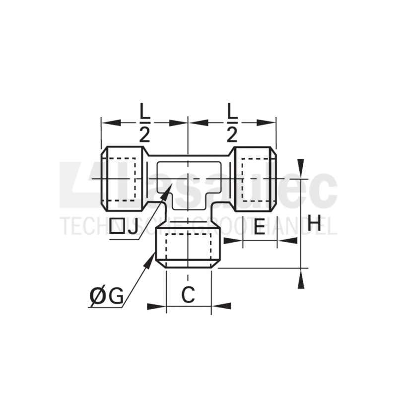 Legris 0145 T-sok - Lasaulec | Uniek in techniek | Technische Groothandel voor Gereedschap ...