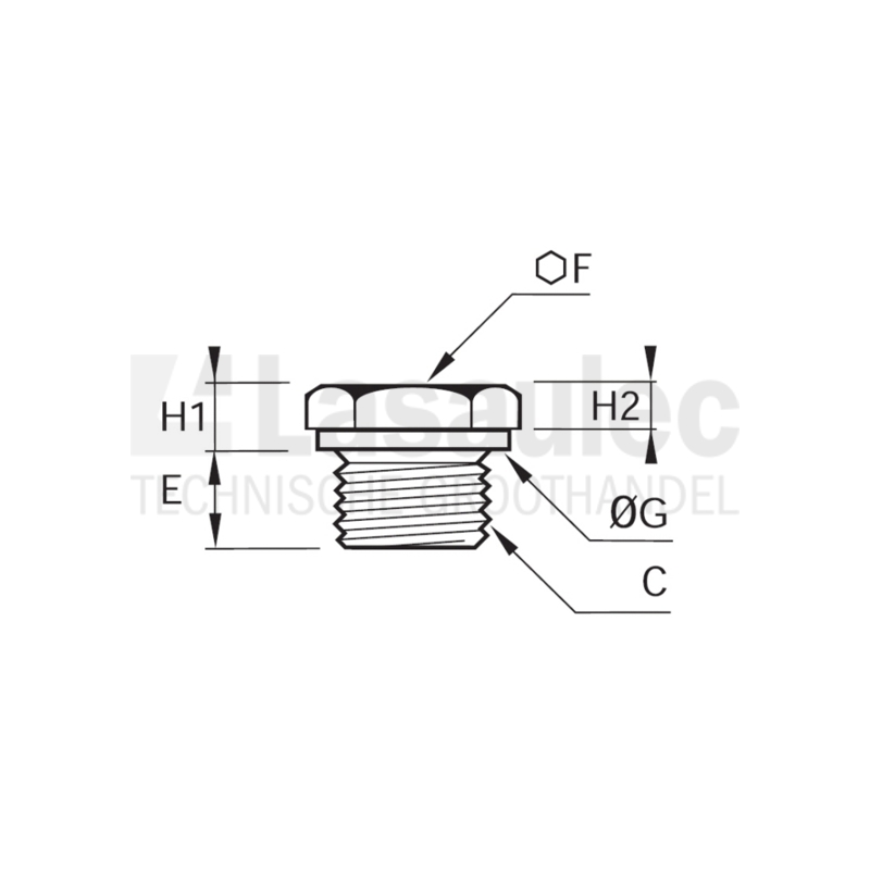 Legris 0200 Blindplug zeskant - Lasaulec | Uniek in techniek | Technische Groothandel voor ...